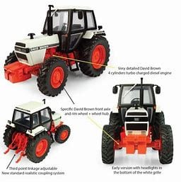 David Brown 1490 4WD - Heikoopminiaturen